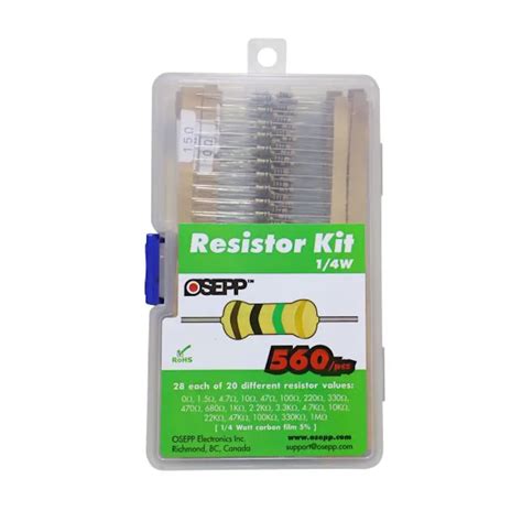 Osepp Resistor Assortment Kit Resis 01