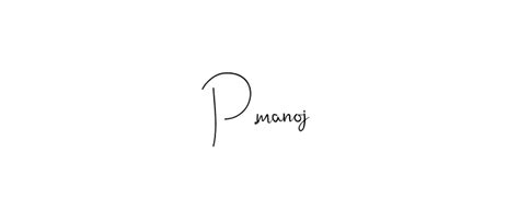 94 P Manoj Name Signature Style Ideas Good E Sign