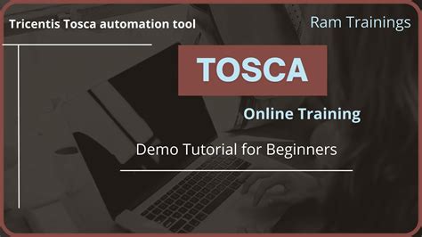 Tosca Training Demo Tricentis Tosca No Coding Automation Testing Tool Tutorial For