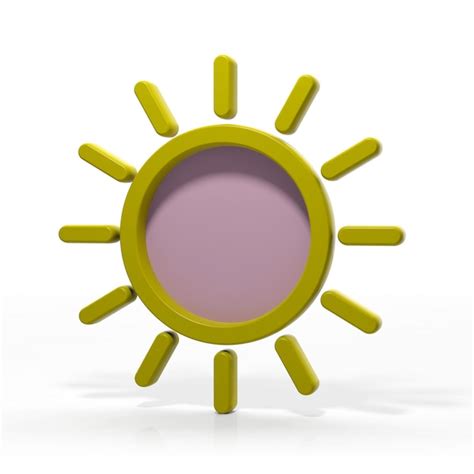 Premium Photo Weather Forecast 3d Icon