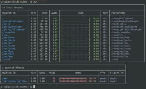 Duf Disk Usage Free Utility For Linux BSD MacOS Windows NixCraft