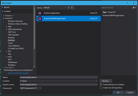 Build Error On Avalonia Project Template · Issue 1381 · Avaloniaui