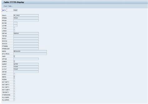 Solved Infotype Does Not Exist Error In Pa30 Sap Community