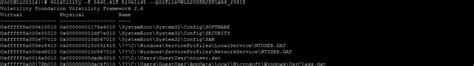How To Retrieve Users Passwords From A Windows Memory Dump Using Volatility Andrea Fortuna