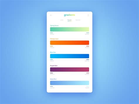 Gradient App Concept Free Psd Templates