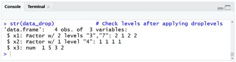 Droplevels R Example How To Drop Factor Levels Of Vector Data Frame