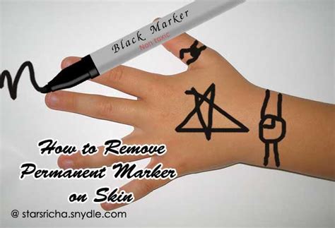 How To Remove Permanent Marker Starsricha