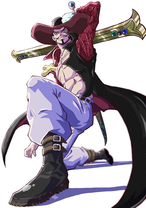 Dracule Mihawk One Piece Drawn By Hitomin Joutaro Danbooru