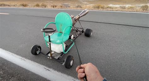 Grandmas 60s Lawn Chair Gets An Upgrade Becomes A Pulsejet Engine Powered Rocket Autoevolution
