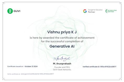 Generativeai Artificialintelligence Machinelearning Aiinnovation Continuouslearning Guvi