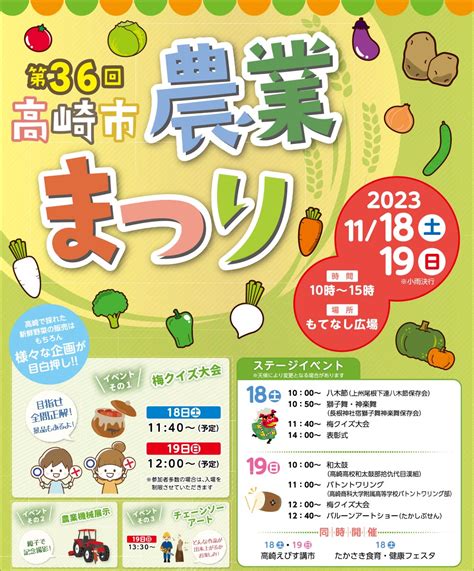 第36回 高崎市農業まつり 高崎新聞