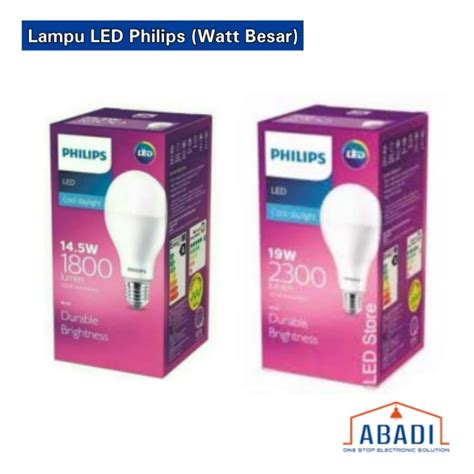 Jual Philips Lampu LED Watt Bohlam LED Watt Lampu Philips Bohlam Philips Lampu LED
