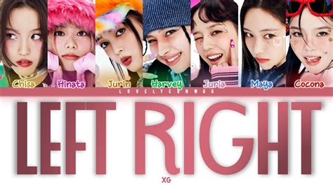 Xg Left Right Lyrics Color Coded Eng Youtube Music