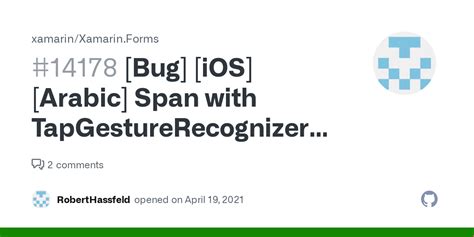 Bug IOS Arabic Span With TapGestureRecognizer Works Not Correct In