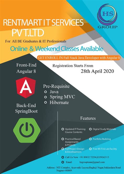 Hs Group Going To Start New Hs Java Training Center