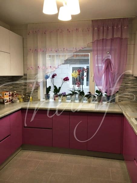 ⬜ Кухонный гарнитур ⬜ Размеры 2 68 м х 3 12 м х 2 68 м Дизайн кухни в виде буквы “П