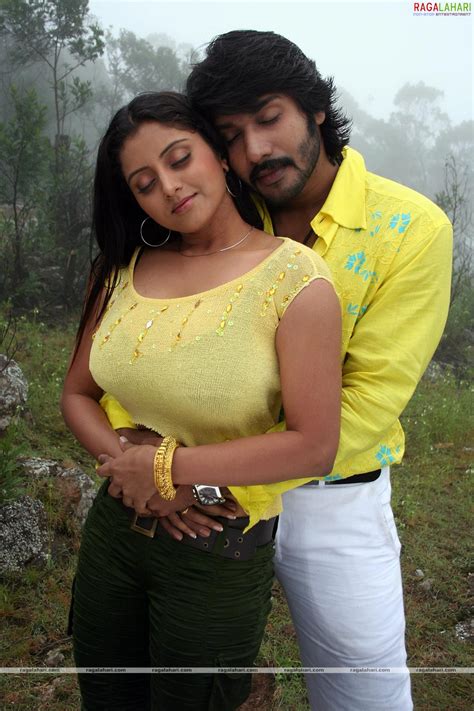 Indian Actress South Indian Actress Sunitha Varma Hot Bra Visible And Boobs Press