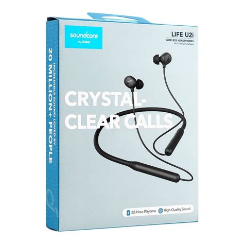 Purchase Anker Soundcore Crystal Clear Calls Life U2i Neckband Wireless Headphones Black