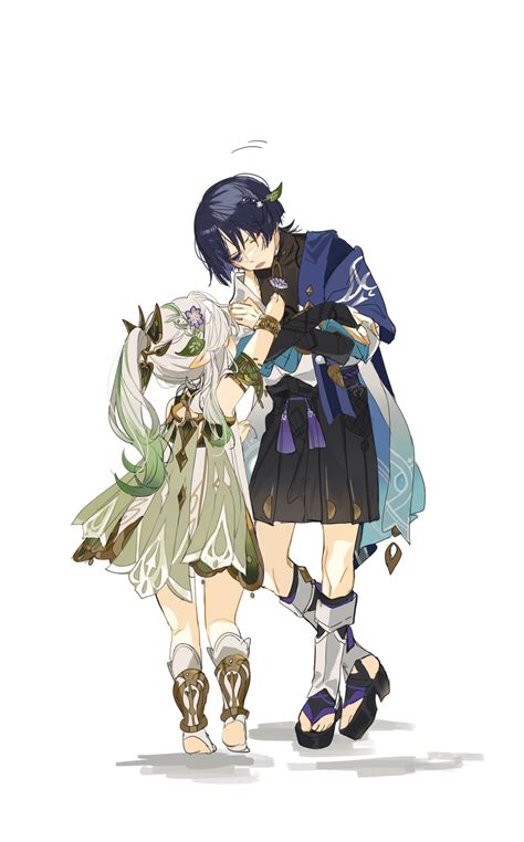 Nahida Scaramouche And Wanderer Genshin Impact Drawn By Utsuhostoria Danbooru