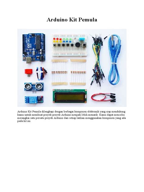 Arduino Kit Pemula Pdf