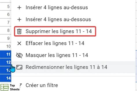 Comment Supprimer Des Lignes Vides Dans Google Sheets