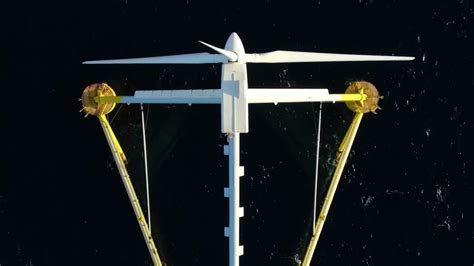 This Unique Floating Wind Turbine Platform Prototype Has Pro