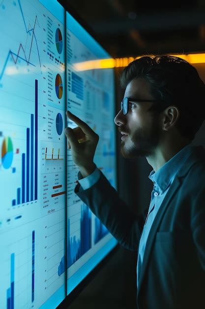 Interactive Data Visualization Presentation On Whiteboard By Specialist