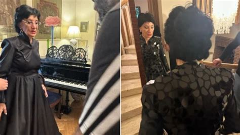 ნანი ბრეგვაძე ულამაზეს შავ კაბაში ფოტოები