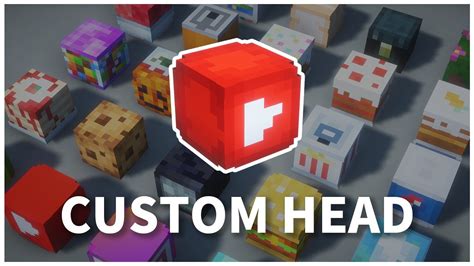마인크래프트 꿀팁 강좌 】커스텀 헤드 Youtube