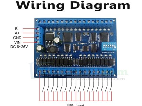 DC V V Modbus RTU Relay Controller CH Programmable Switch