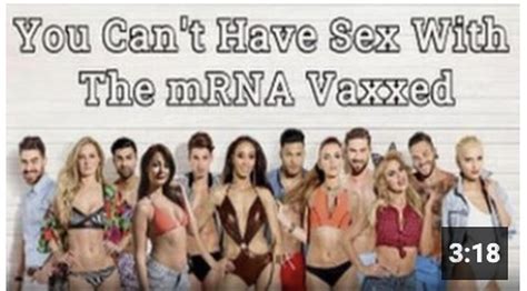 You Cant Have Sex With The Mrna Vaccinated Women And Men Lying About