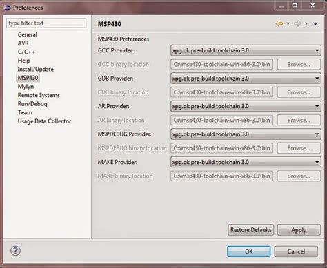 Microcontroladores Eclipse Msp430