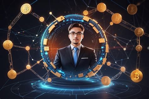 premium ai image blockchain credentials ensuring trust