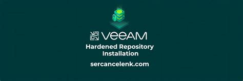 Veeam Hardened Repository Installation Vmware Vsphere Vmware Vcenter