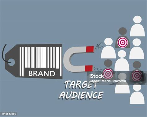 자석에 매료 되 고 대상 잠재 고객 옆에 브랜드 아이콘입니다 고객 및 마케팅 개념 납에 대한 스톡 벡터 아트 및 기타 이미지 납 자석 개념 Istock