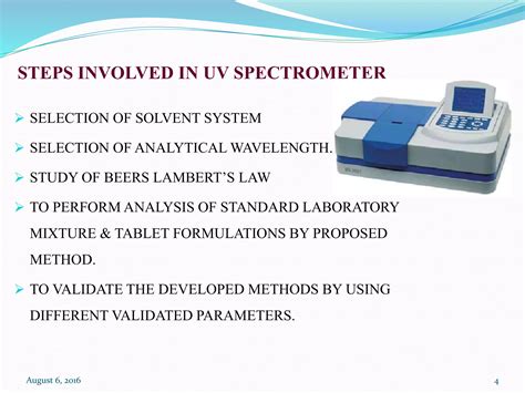 Analytical Method Development Validation By Uv Spectroscopy Pptx