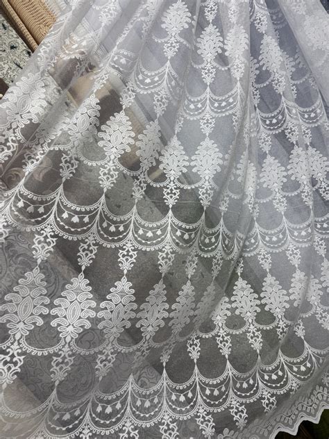 Тюль білий жакард із ламбрекеном Vivo купити за найкращою ціною в Хмельницькому від компанії