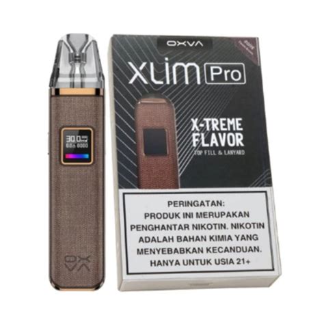 Jual Oxva Xlim Pro Pod Kit Denim Brown Authentic Compact Starter Kit Daftar Harga Murah