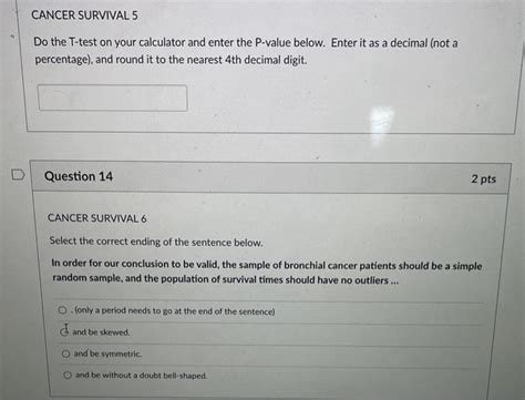 Do The T Test On Your Calculator And Enter The Chegg Com