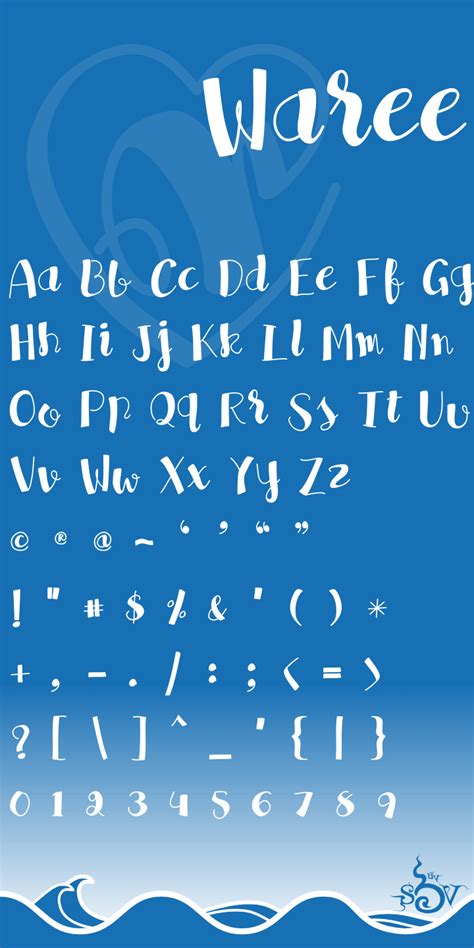 ฟอนต์ คอม วารี Sov Waree