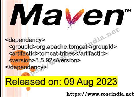 Maven Dependency For Orgapachetomcat Tomcat Tribes Version 8592