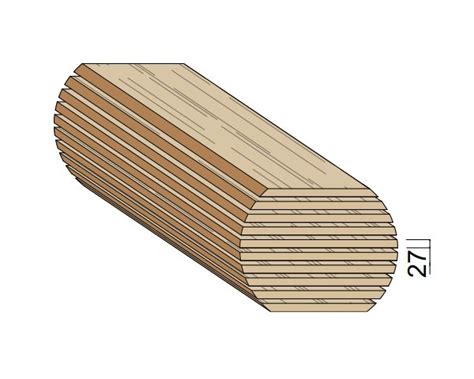 Bois En Plot Bille De Chêne 27 Mm
