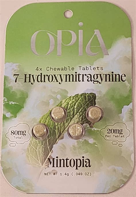 Opia 7 Hydroxymitragynine Mintopia Tablets Hempire State Smoke Shop