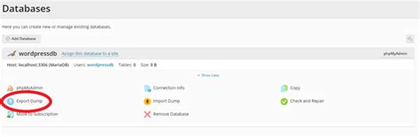 How To Export A Database Dump In Plesk Ukhost4u