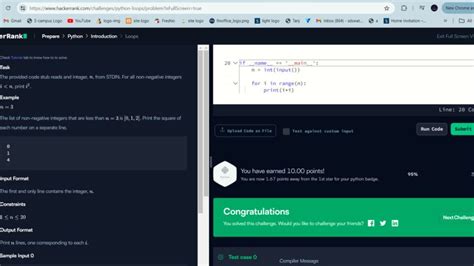 Swathi S On Linkedin Coding Python Hackerrank Programming