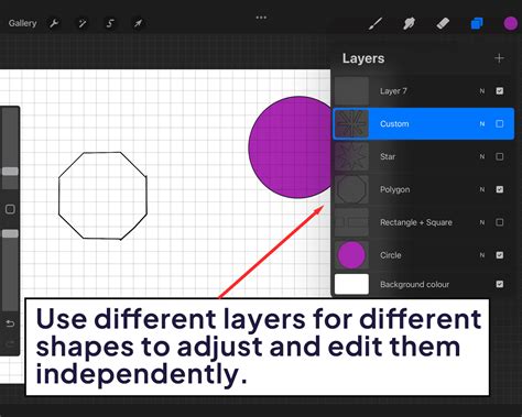 How To Create Perfect Geometric Shapes In Procreate Brush Galaxy