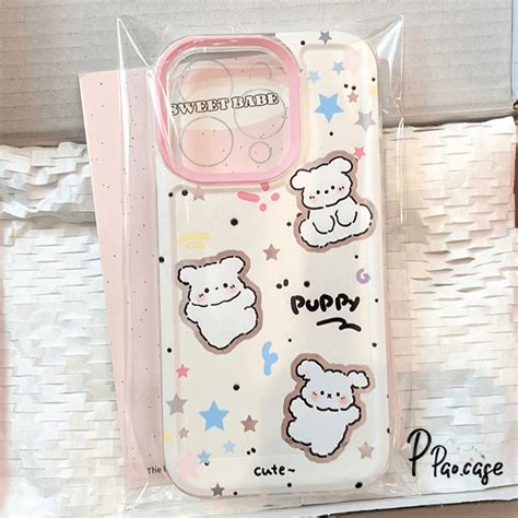 ลูกสุนัขการ์ตูนน่ารักเคส Infinix Tecno Spark Go 10 10c 20c 20 Smart 8 7 6 5 8plus Hot 30i 40i 10