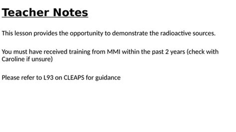 Ks4 Physics Combined Science Radioactivity Unit Teaching Resources