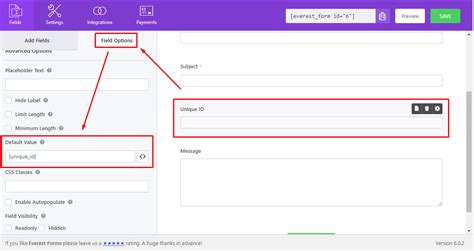 How To Set A Unique ID For Each Form Submission Pro Everest Forms