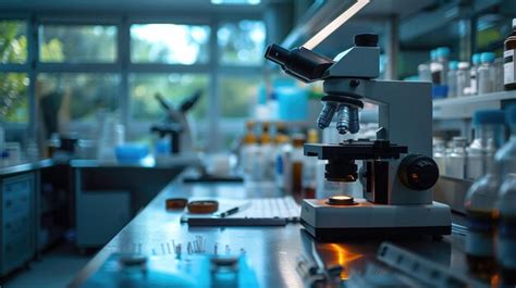 Photo Of An Electron Microscope Housing In A Modern Biolaboratory